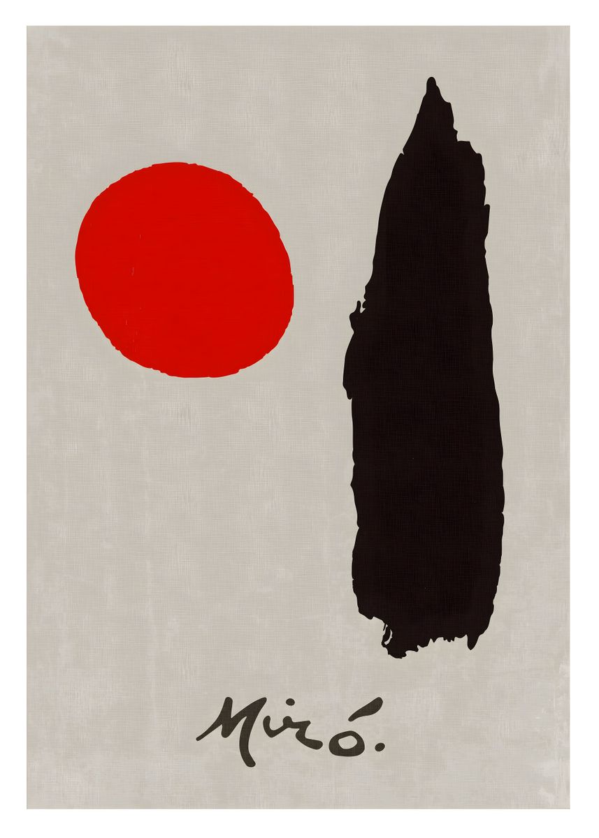 'Miro' Poster, picture, metal print, paint by Izu | Displate