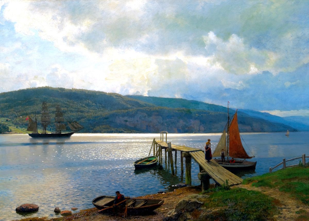 'The Jetty at Feste' Poster by ViktorDesigns | Displate