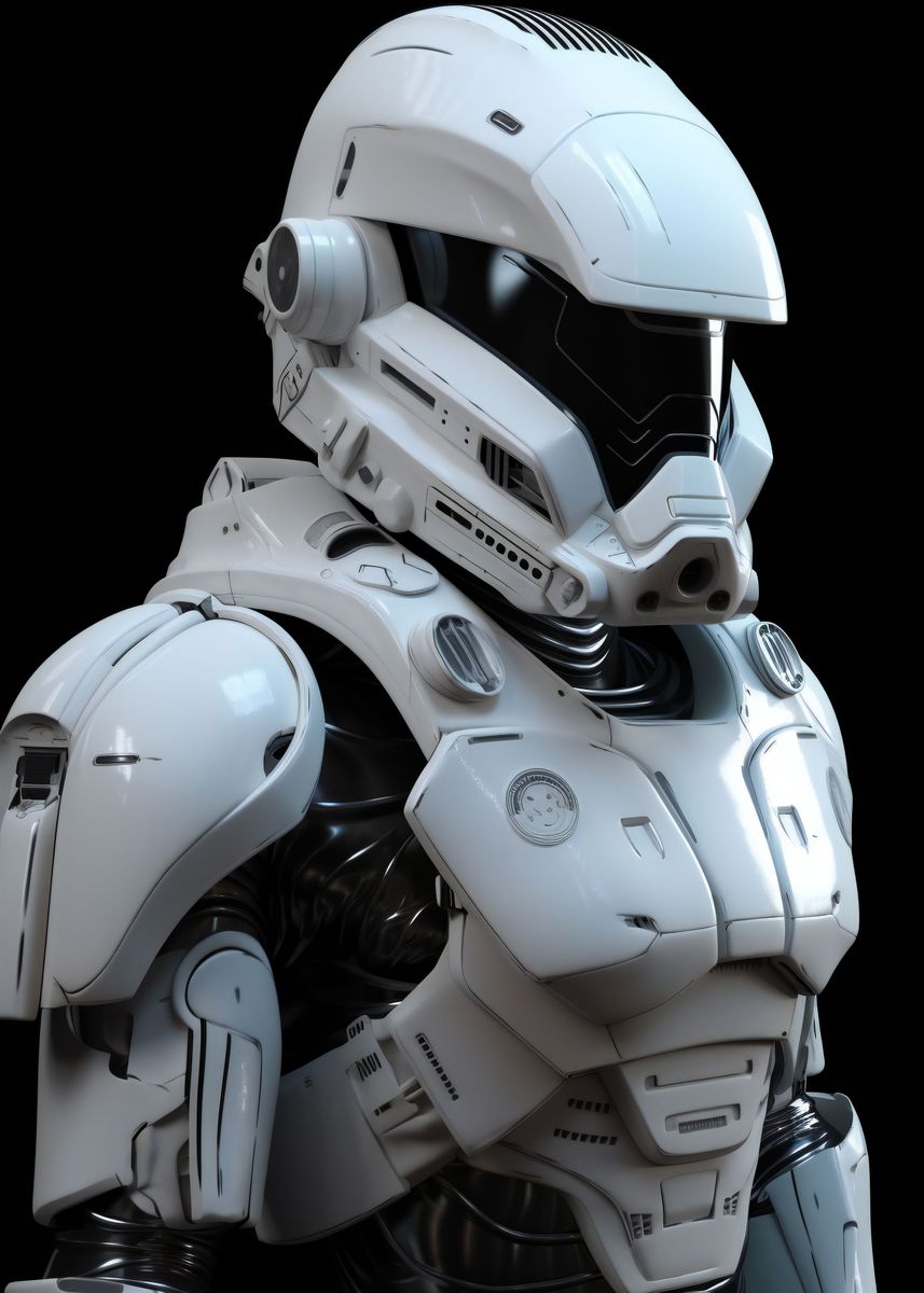 'Space Trooper' Poster, picture, metal print, paint by David Godbehere ...