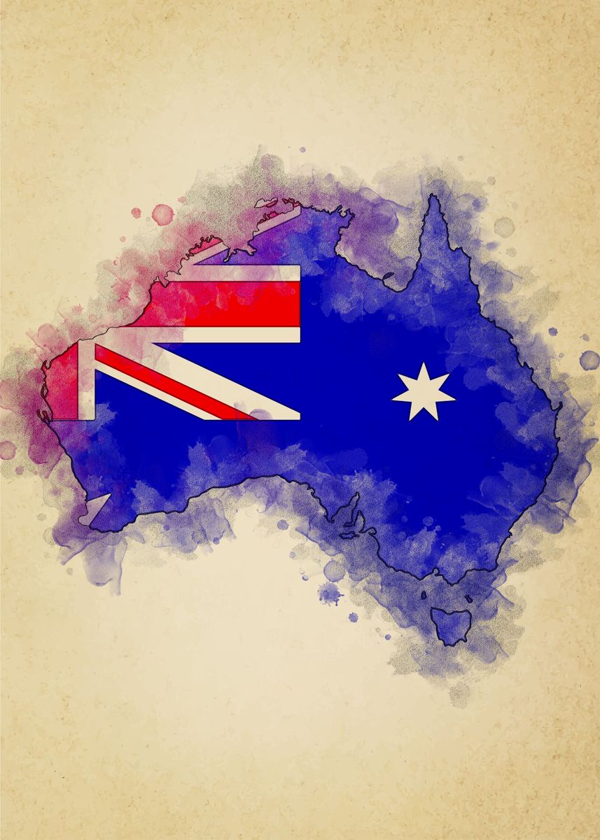 'Australia' Poster by Eli Cassin | Displate