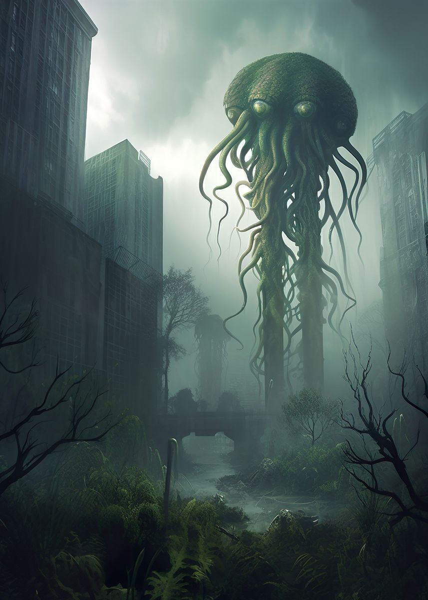 'The Invasion' Poster, picture, metal print, paint by Ilyrin | Displate