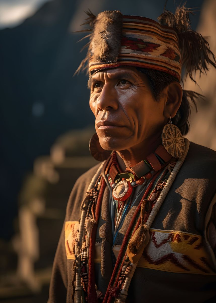 'Inca' Poster, picture, metal print, paint by GoodLifeImages | Displate