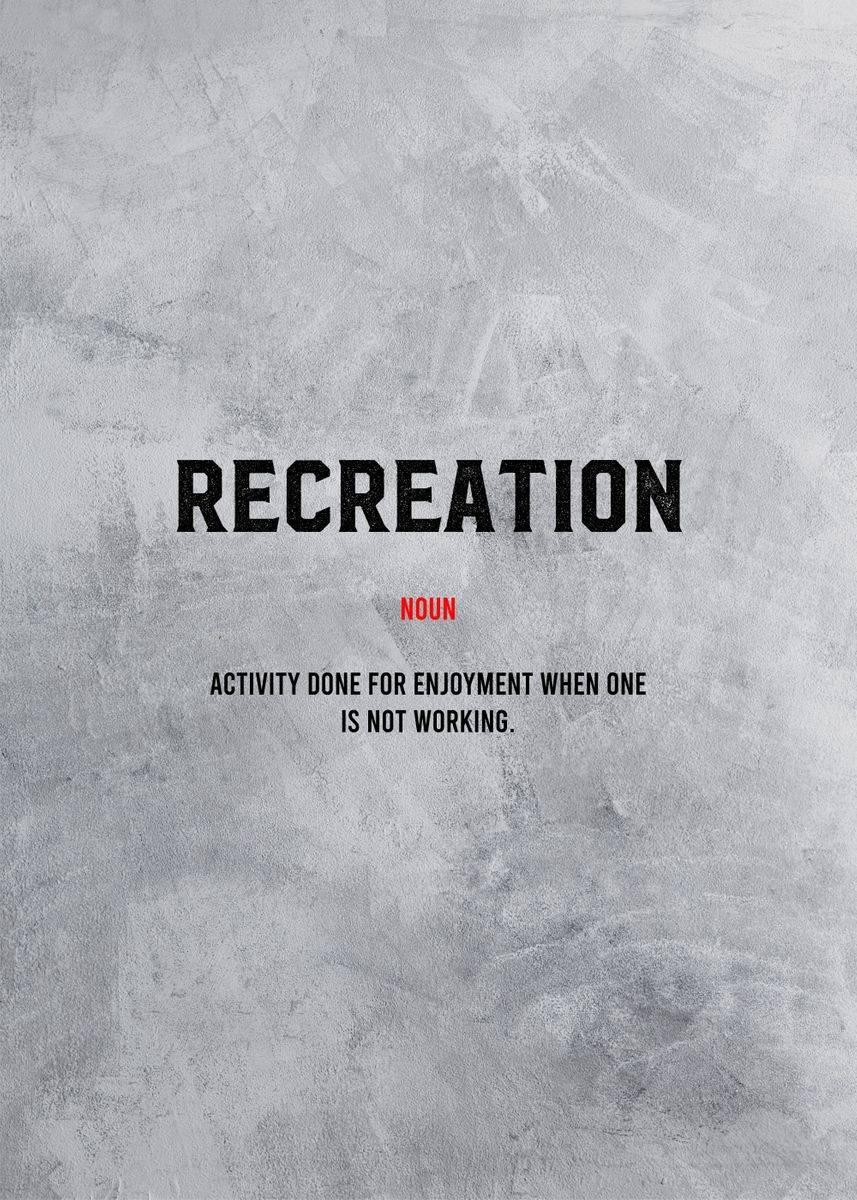 'recreation' Poster, picture, metal print, paint by Bestselling ...