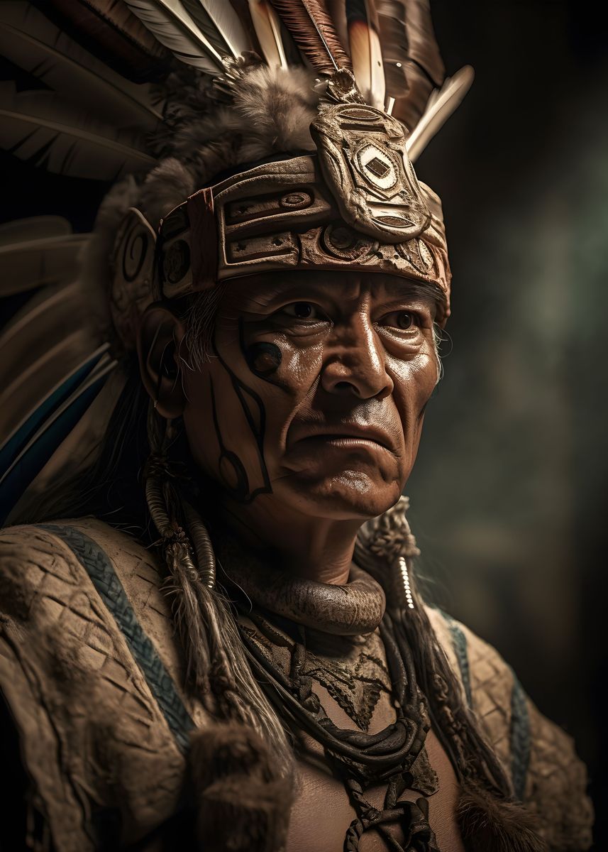 'Mayan' Poster, picture, metal print, paint by GoodLifeImages | Displate