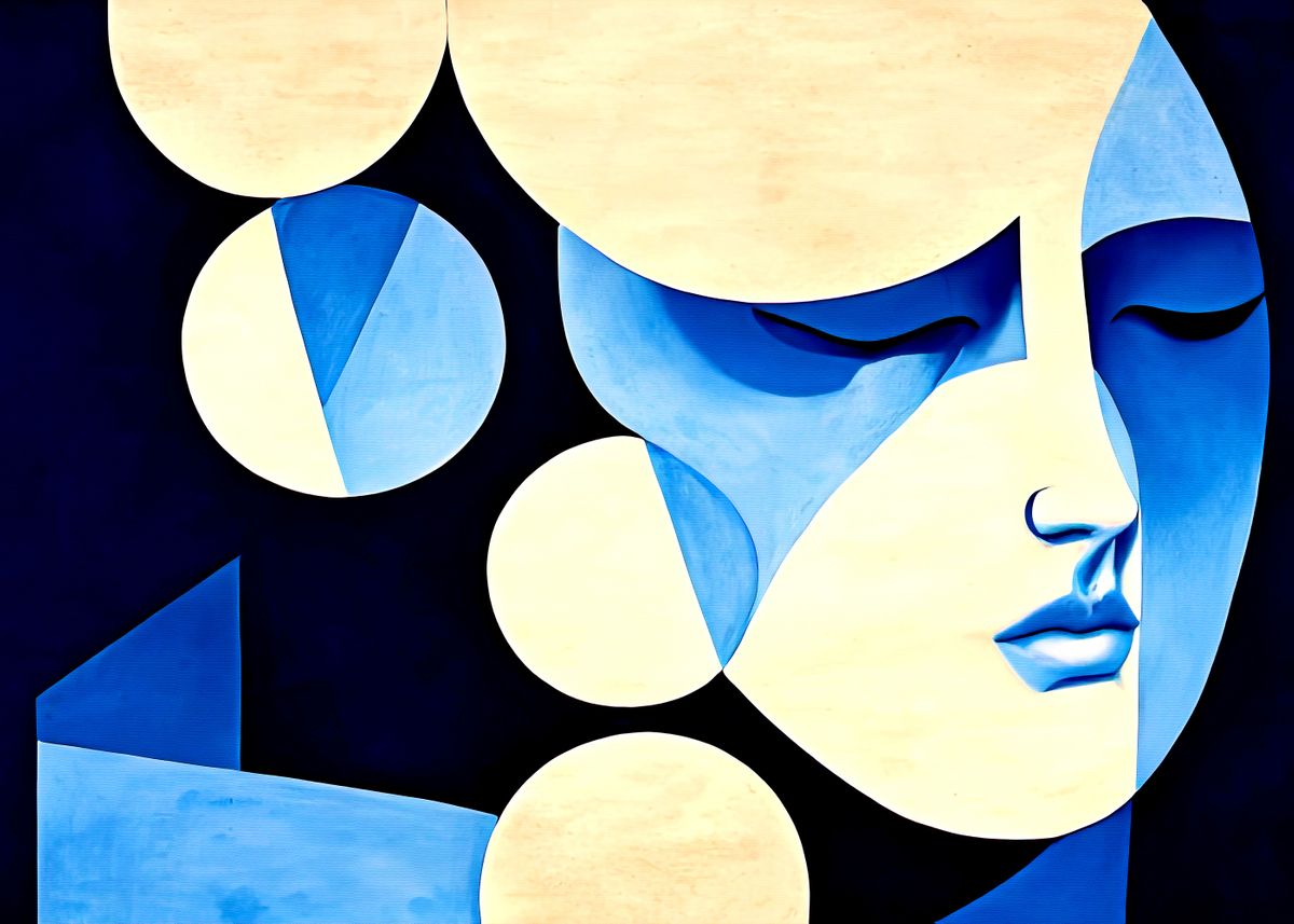 'Abstract Woman' Poster by kins ral | Displate