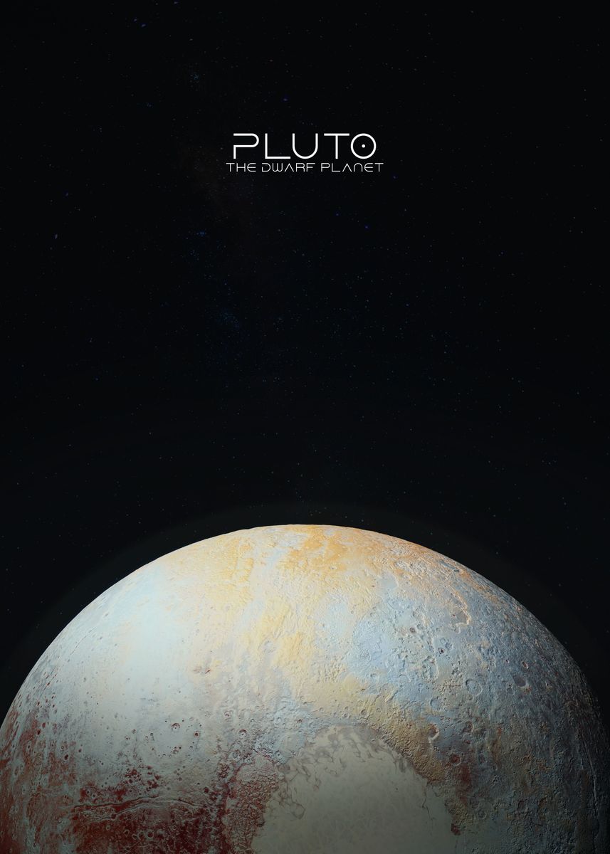 'Pluto' Poster, picture, metal print, paint by Phoenyx | Displate