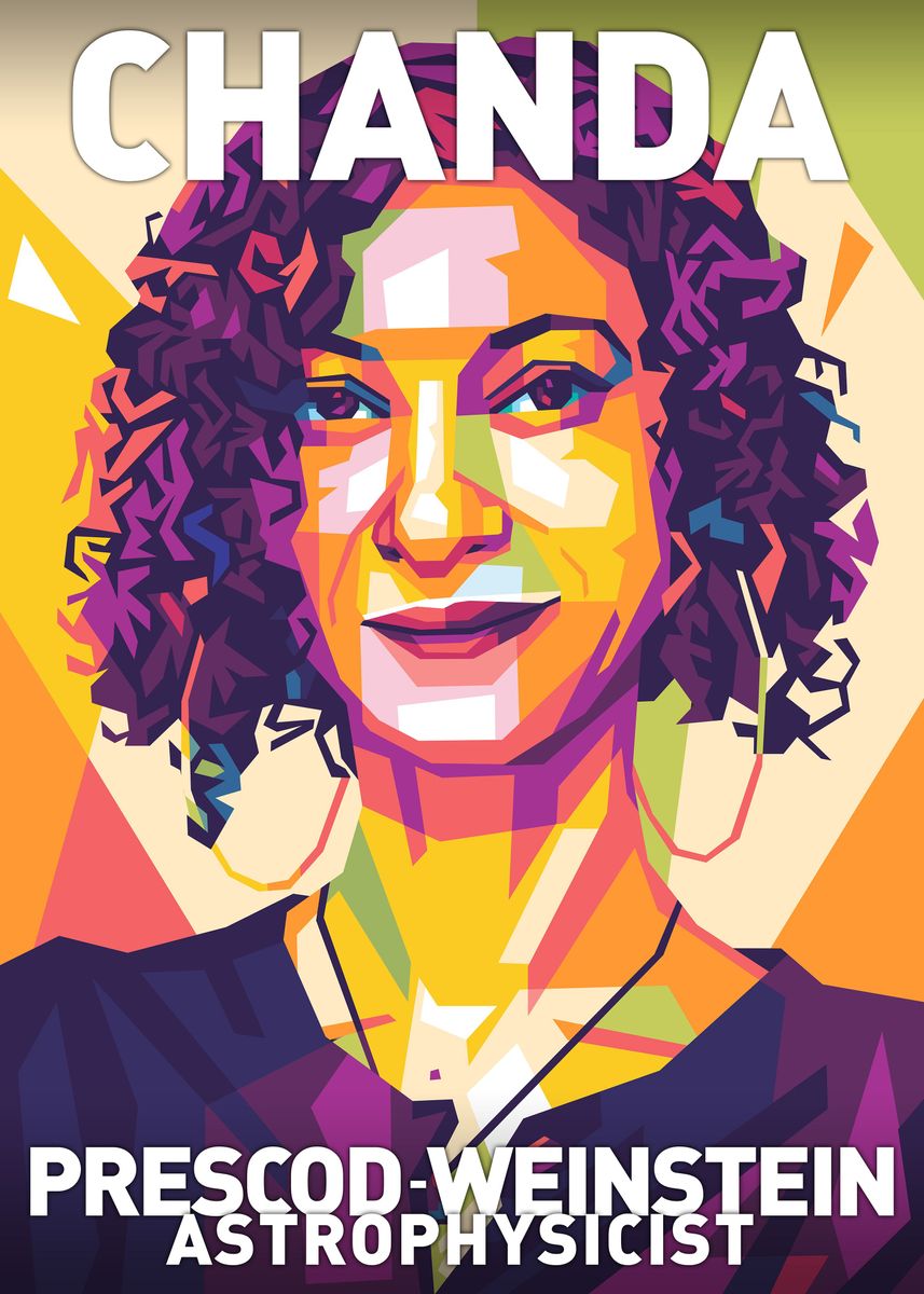 'Chanda Prescod Weinstein' Poster, picture, metal print, paint by ...