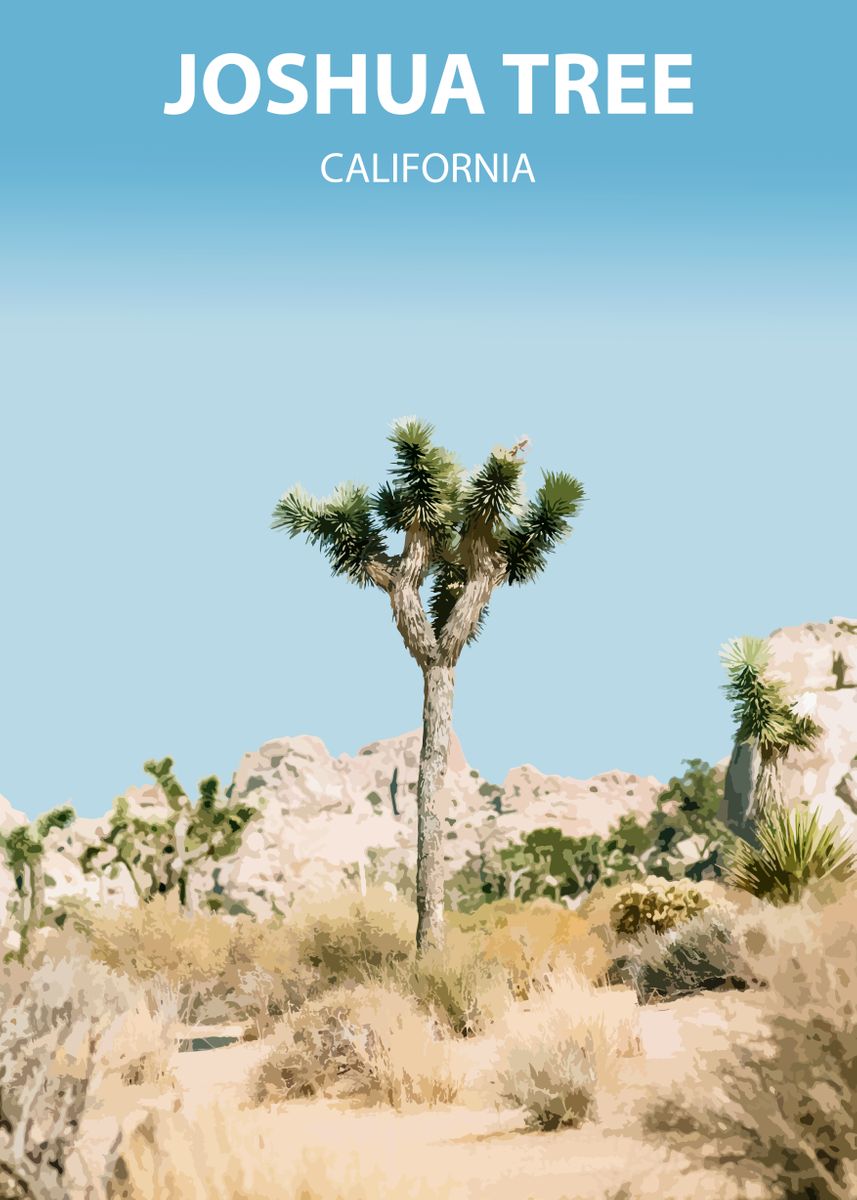 'Joshua Tree National Park' Poster by Explore The Wilds | Displate