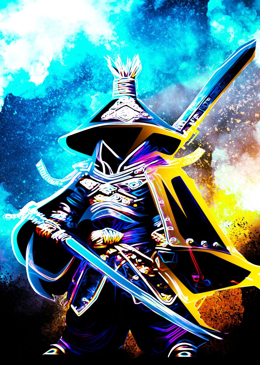 'Samurai Ronin' Poster by San Creative | Displate