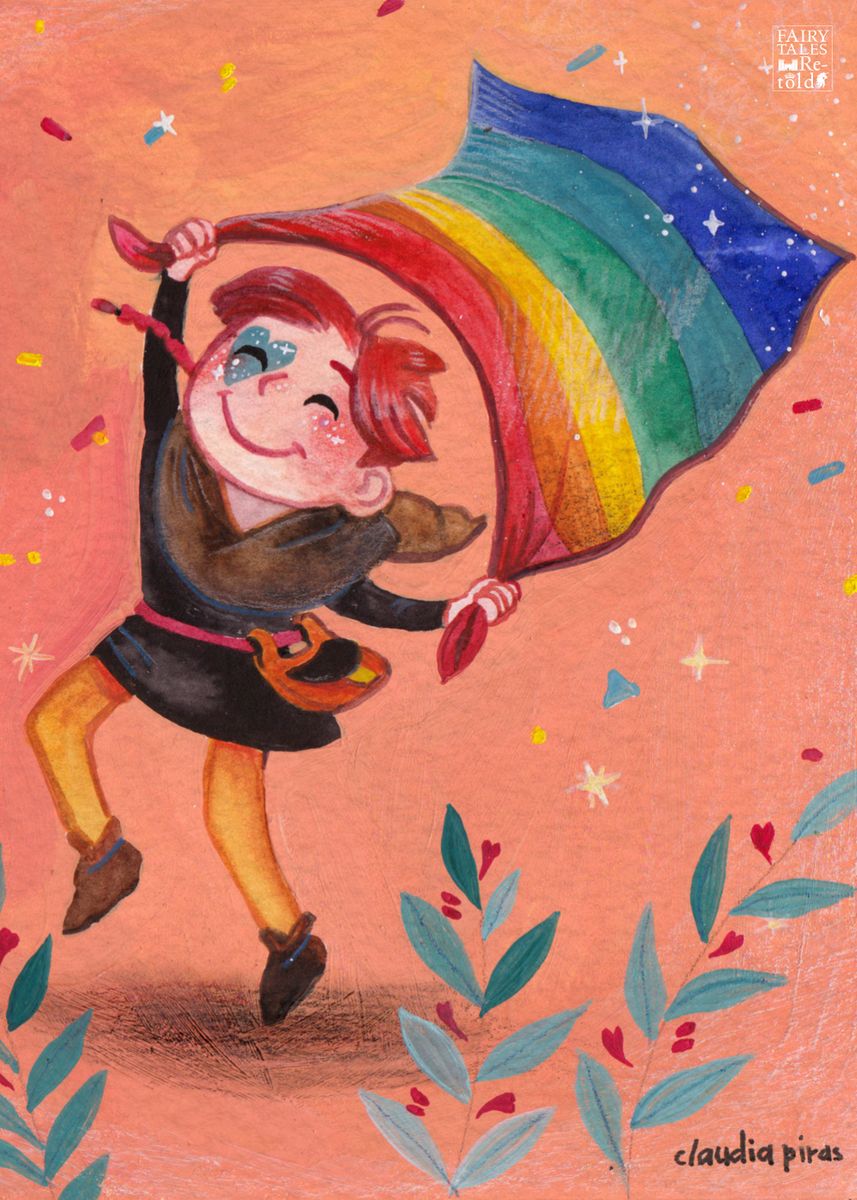 'FTR LGBT Flag' Poster, picture, metal print, paint by Fairy Tales ...