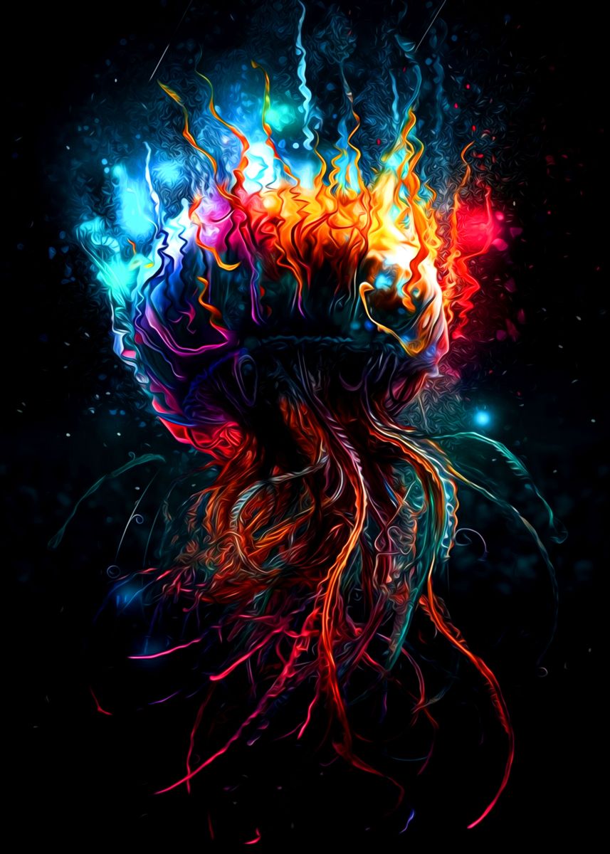 'Colorful Octopus' Poster by dung nguyen | Displate