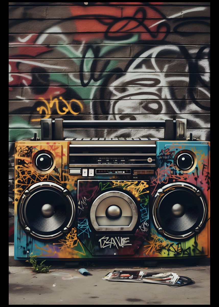 'Graffiti Street Art' Poster, picture, metal print, paint by Color My ...