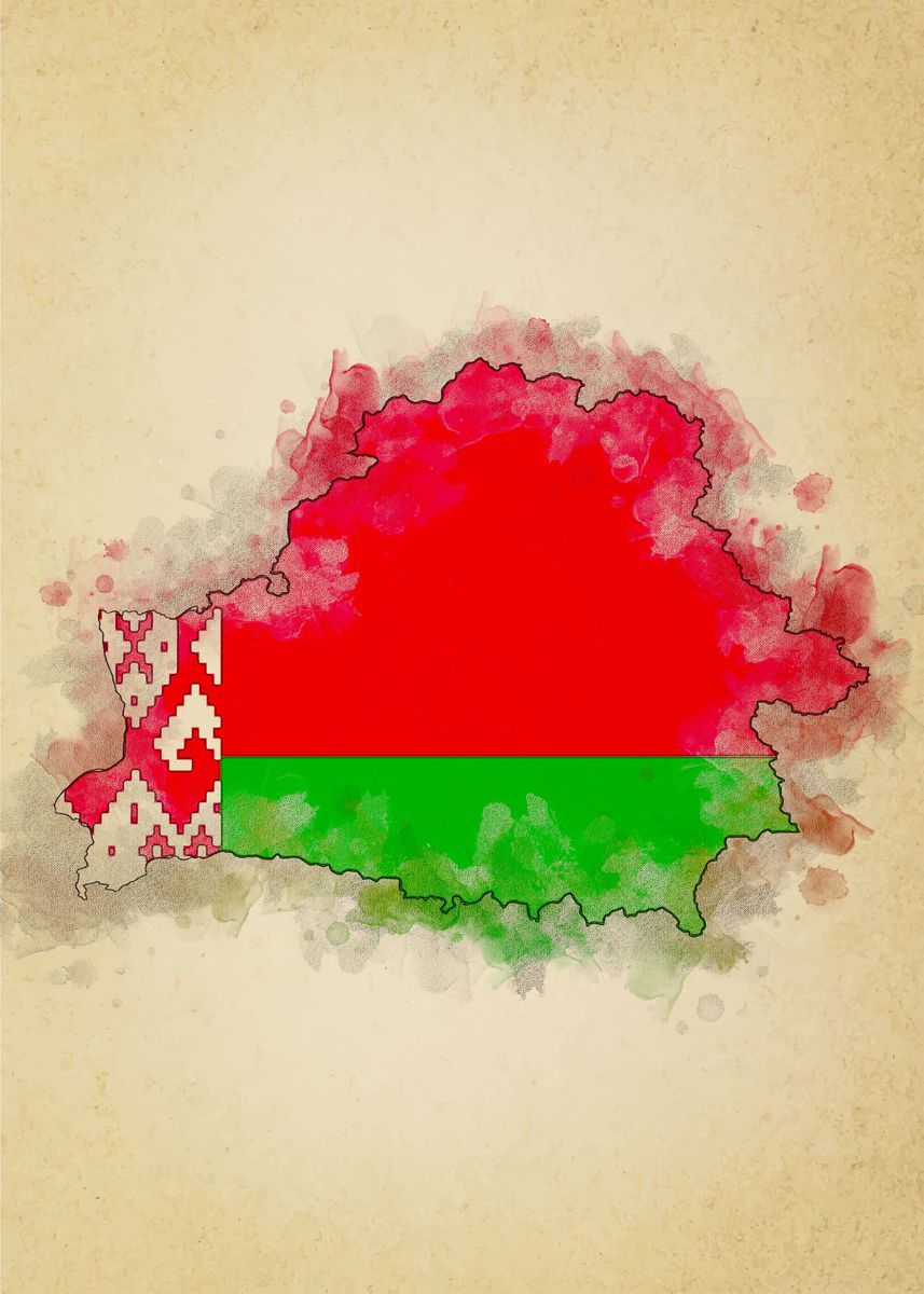 'Belarus' Poster, picture, metal print, paint by Eli Cassin | Displate