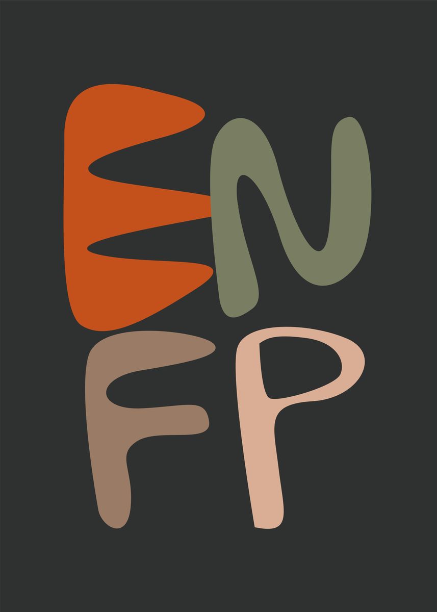 'enfp' Poster, picture, metal print, paint by Ratna Mutia Dewi | Displate