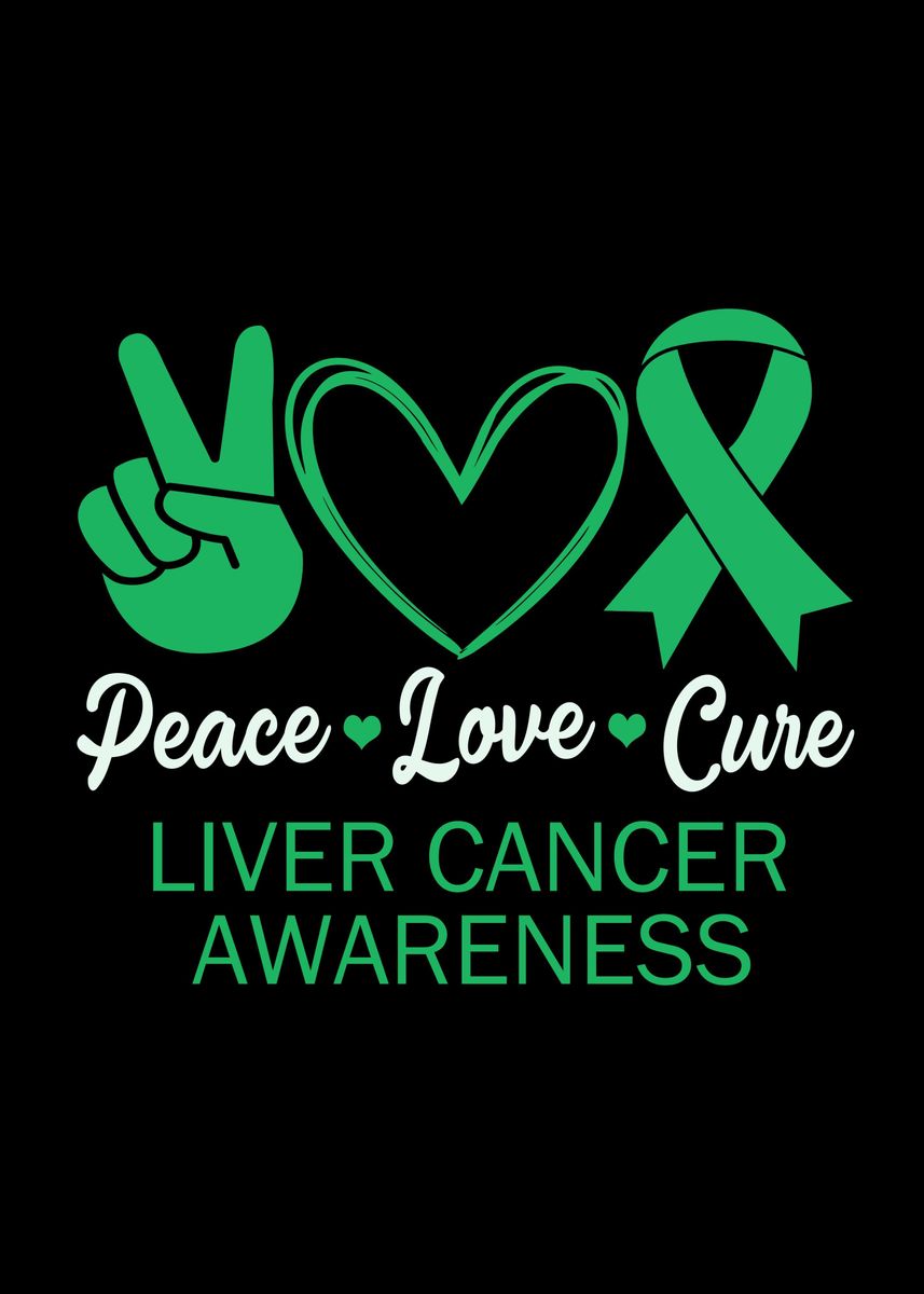 'Peace Love Cure' Poster, picture, metal print, paint by FunnyGifts ...