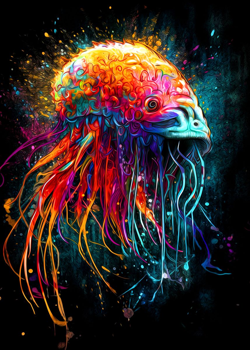 'Colorful Octopus' Poster by dung nguyen | Displate