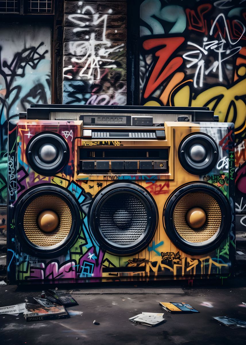 'Graffiti Street Art' Poster, picture, metal print, paint by Color My ...