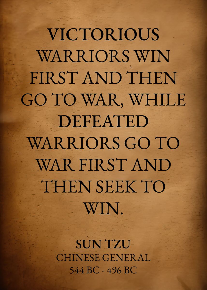 'Victorious Warriors Win' Poster, picture, metal print, paint by ...
