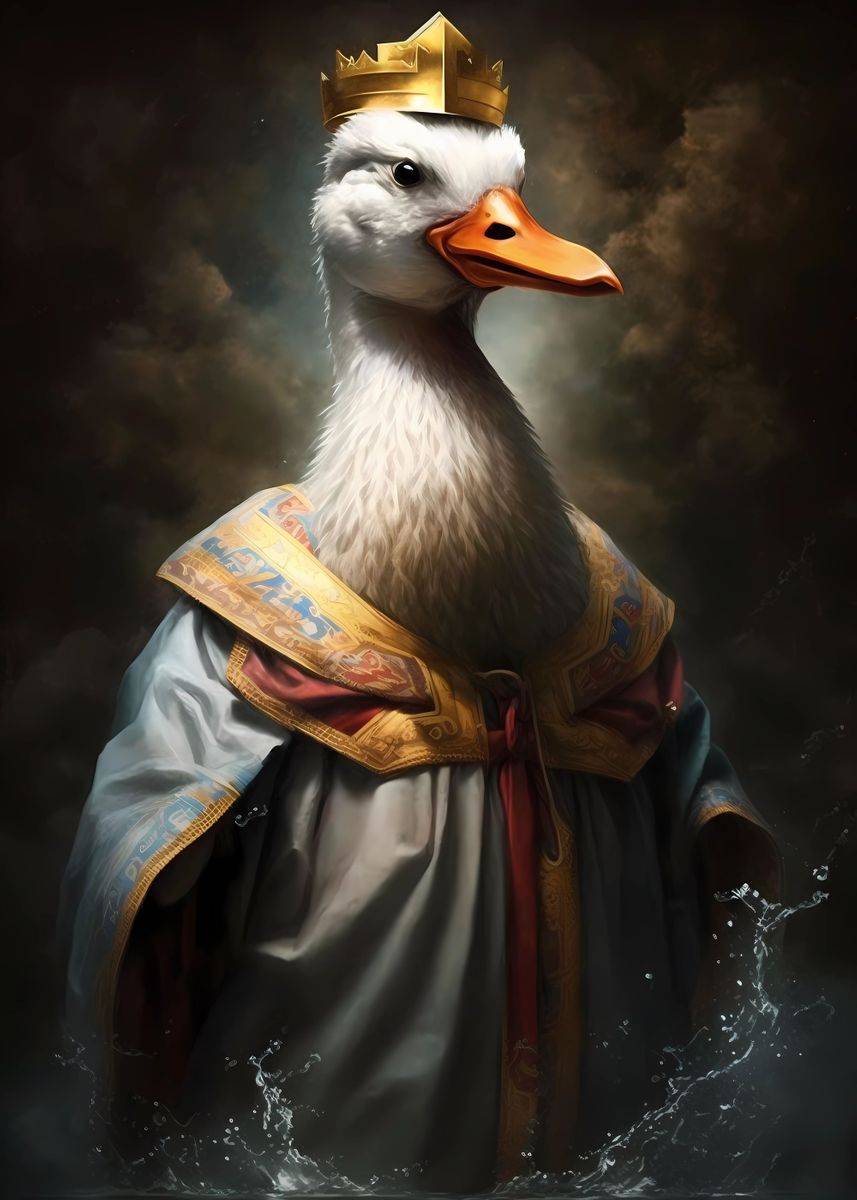 'Duck Attractive' Poster, picture, metal print, paint by Keeling ...