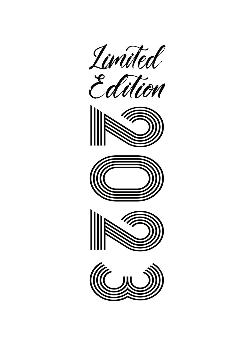 'Limited Edition 2023' Poster by Steven Zimmer | Displate