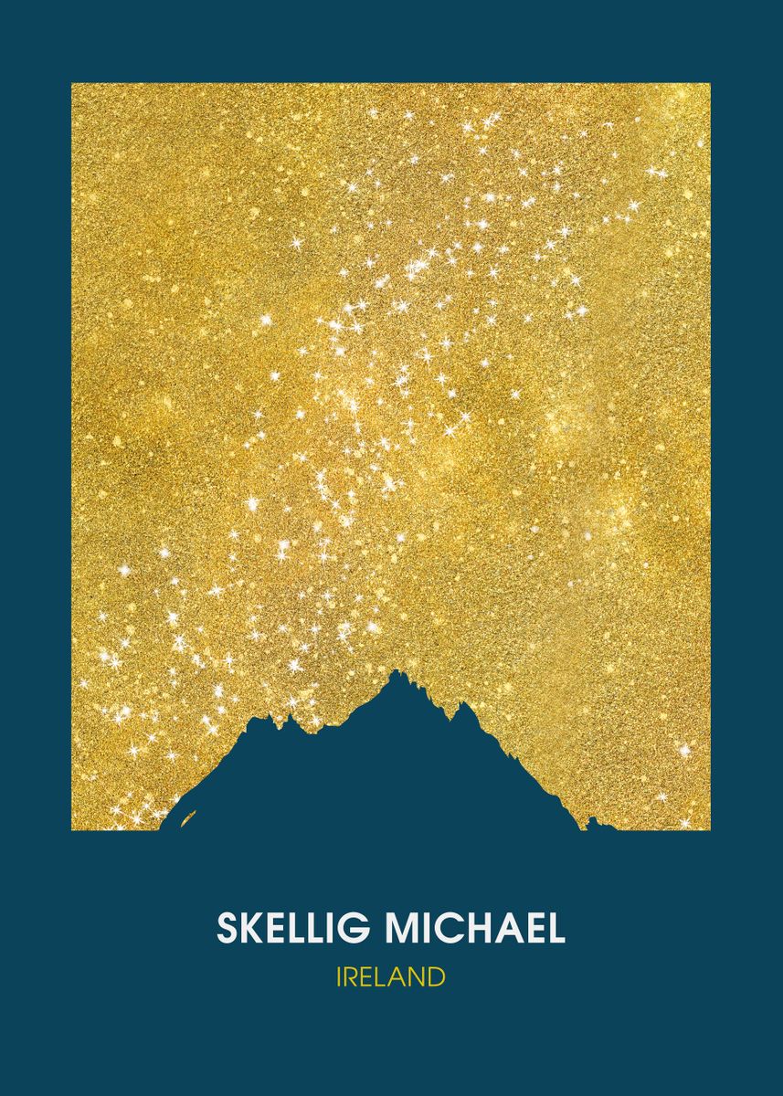 'Skellig Island Ireland' Poster, picture, metal print, paint by ...