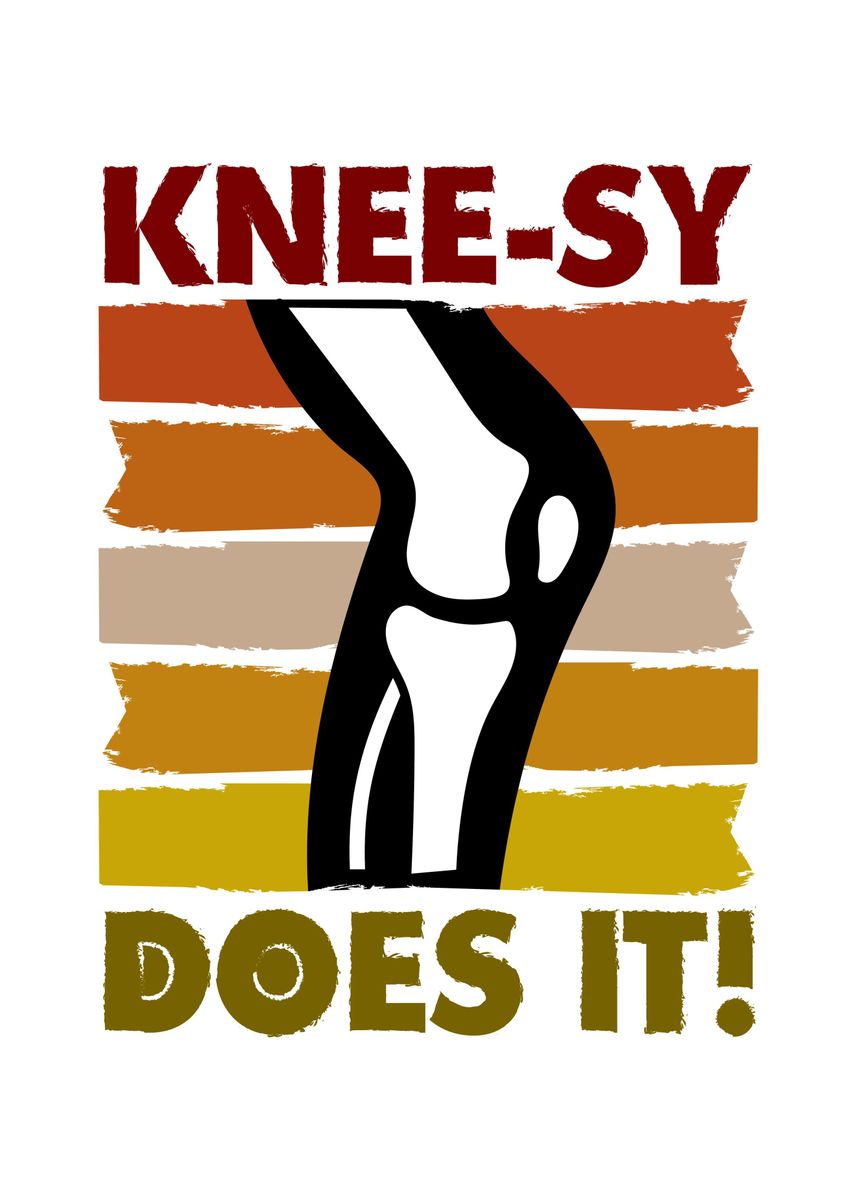'Knee Surgery' Poster, picture, metal print, paint by Sebastian Wünsche ...