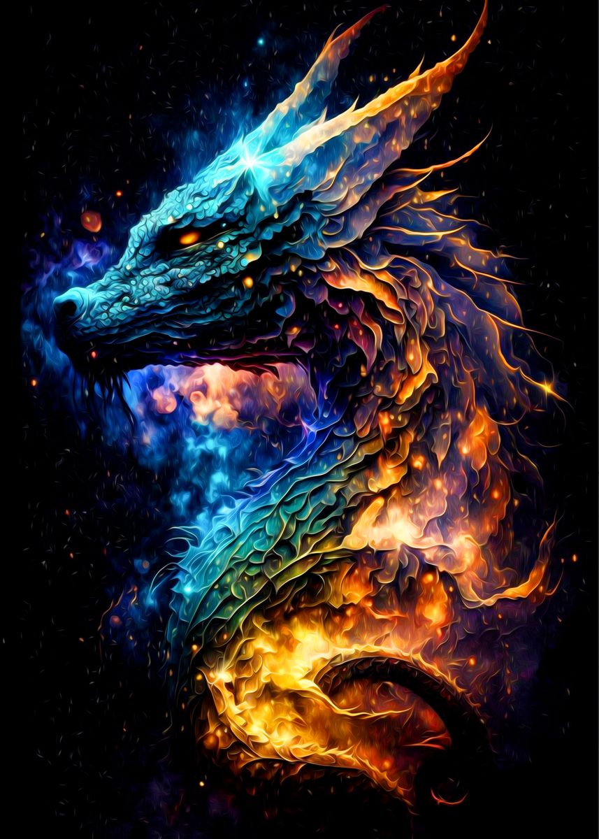 'Dragon' Poster by minh doan | Displate
