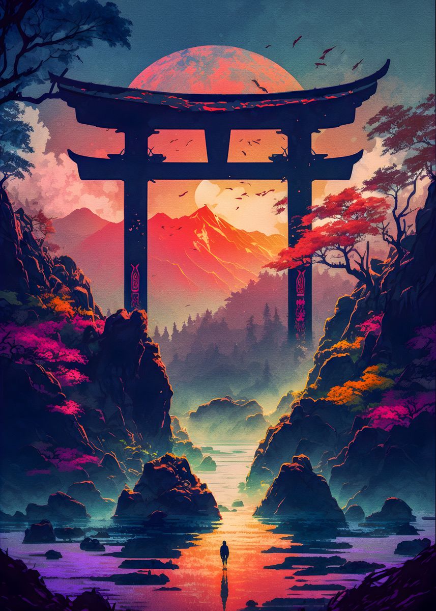 'Japanese iconic' Poster, picture, metal print, paint by Muhammad Irsan ...