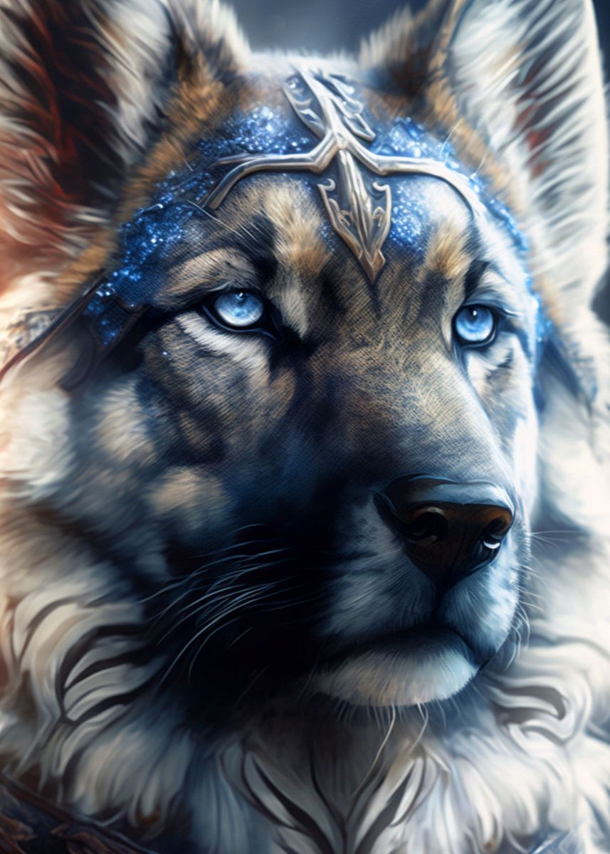 'power tiger' Poster, picture, metal print, paint by aris febriyanto ...