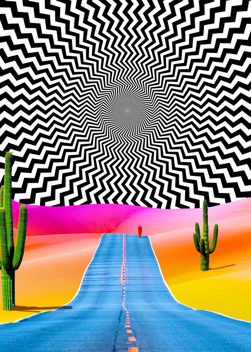 'Psychedelic Trip' Poster by Juanjo Lopez | Displate