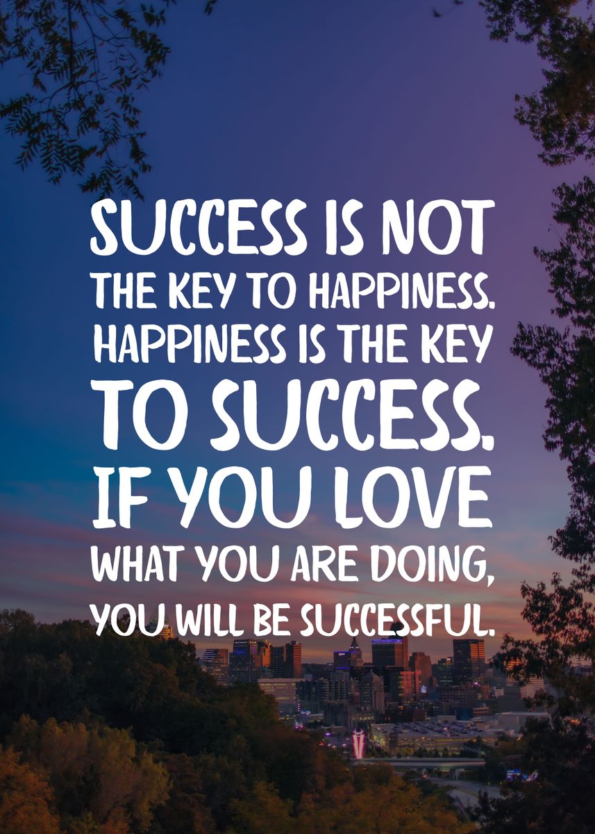 'The Key to Happiness' Poster, picture, metal print, paint by Naui Art ...