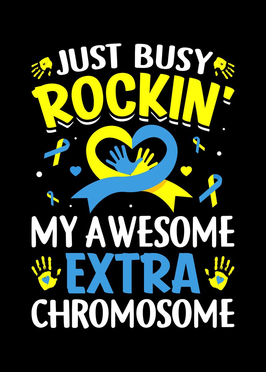 'Down Syndrome Awareness' Poster by Abderrazek Boumendjel | Displate