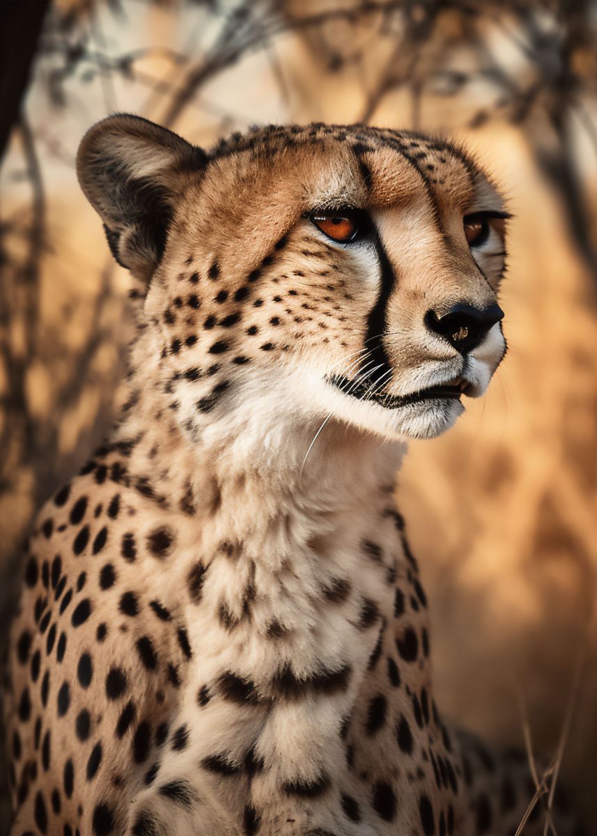 'Fierce Cheetah' Poster, picture, metal print, paint by Zooscape ...