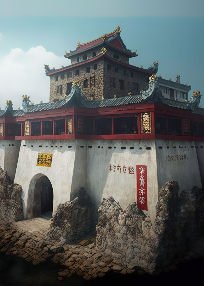 'chinese palace ' Poster by MatiasCurrie | Displate