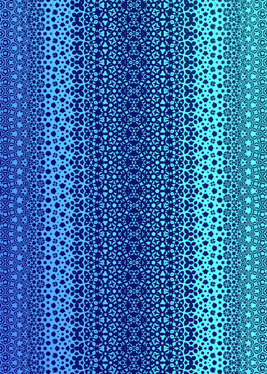 'Abstract sea blue pattern ' Poster, picture, metal print, paint by Edy ...