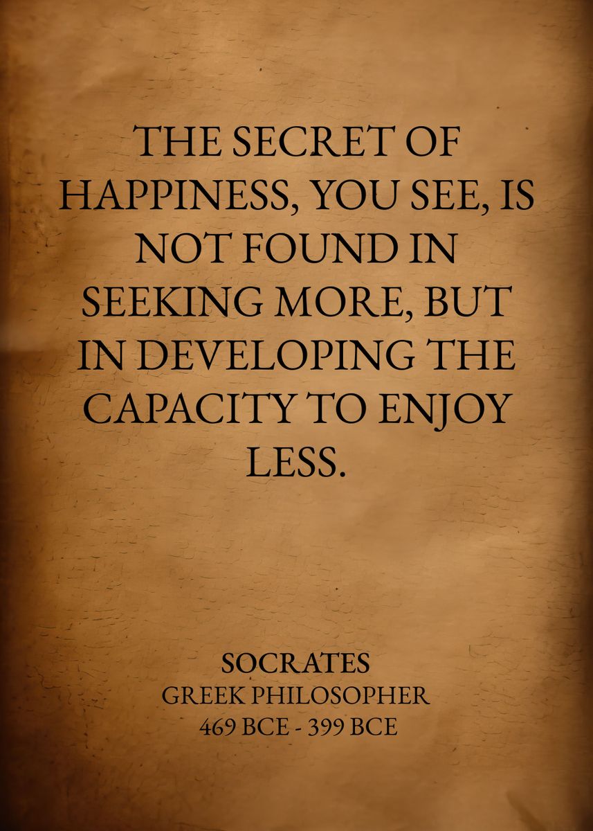 'The Secret To Happiness' Poster, picture, metal print, paint by ...