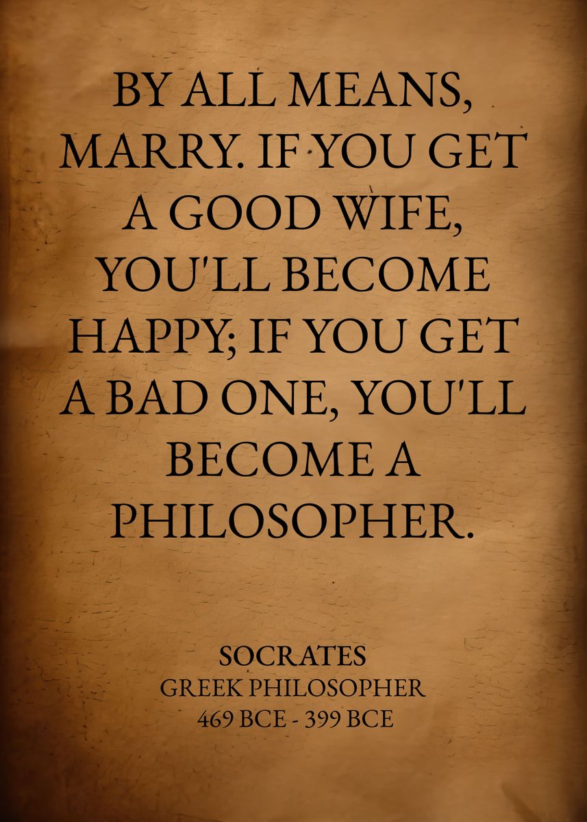 'Become A Philosopher' Poster, picture, metal print, paint by ...