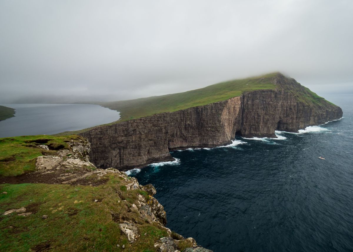 'Faroe Islands cliffs' Poster by Beata Tabak | Displate