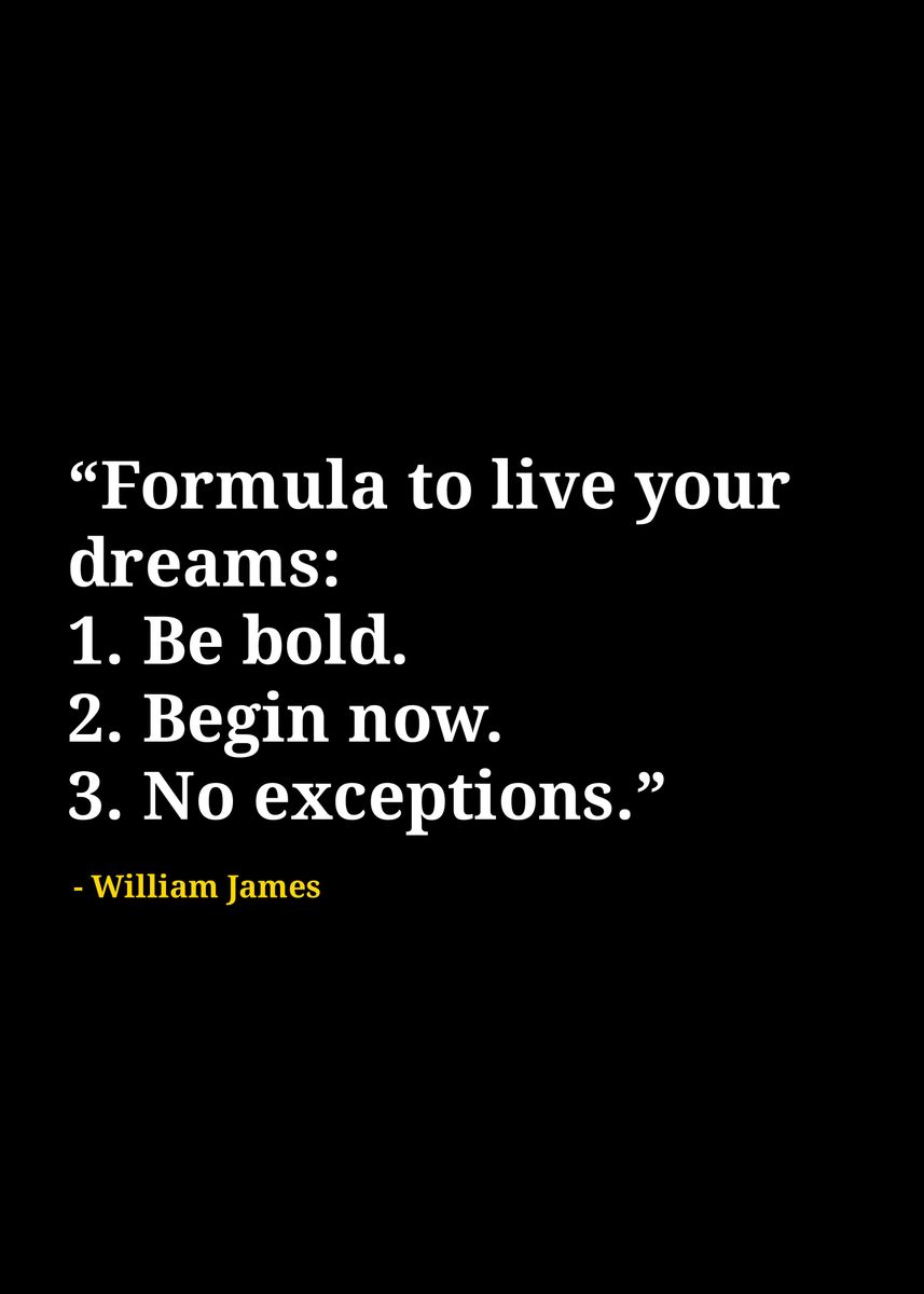 'William James quotes ' Poster, picture, metal print, paint by Lunzii ...