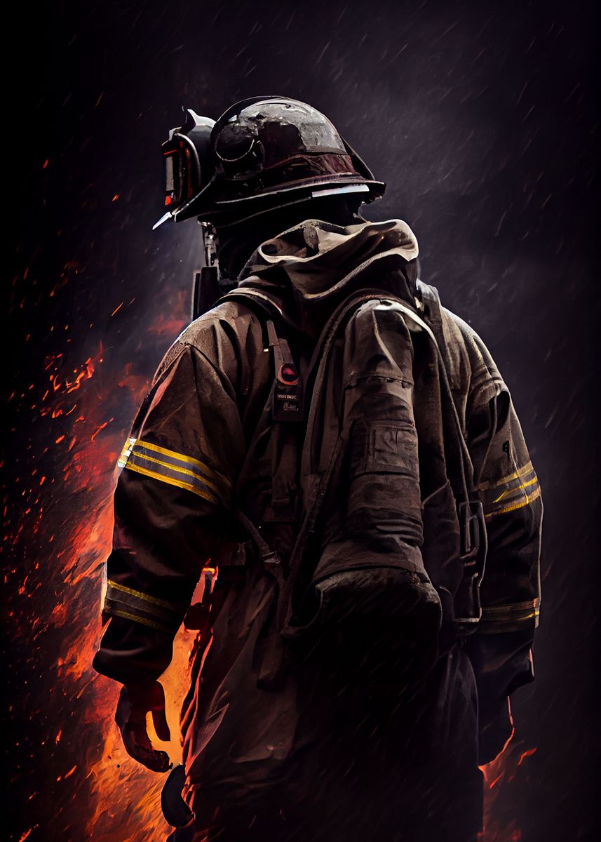 Cool Firefighter Wallpaper