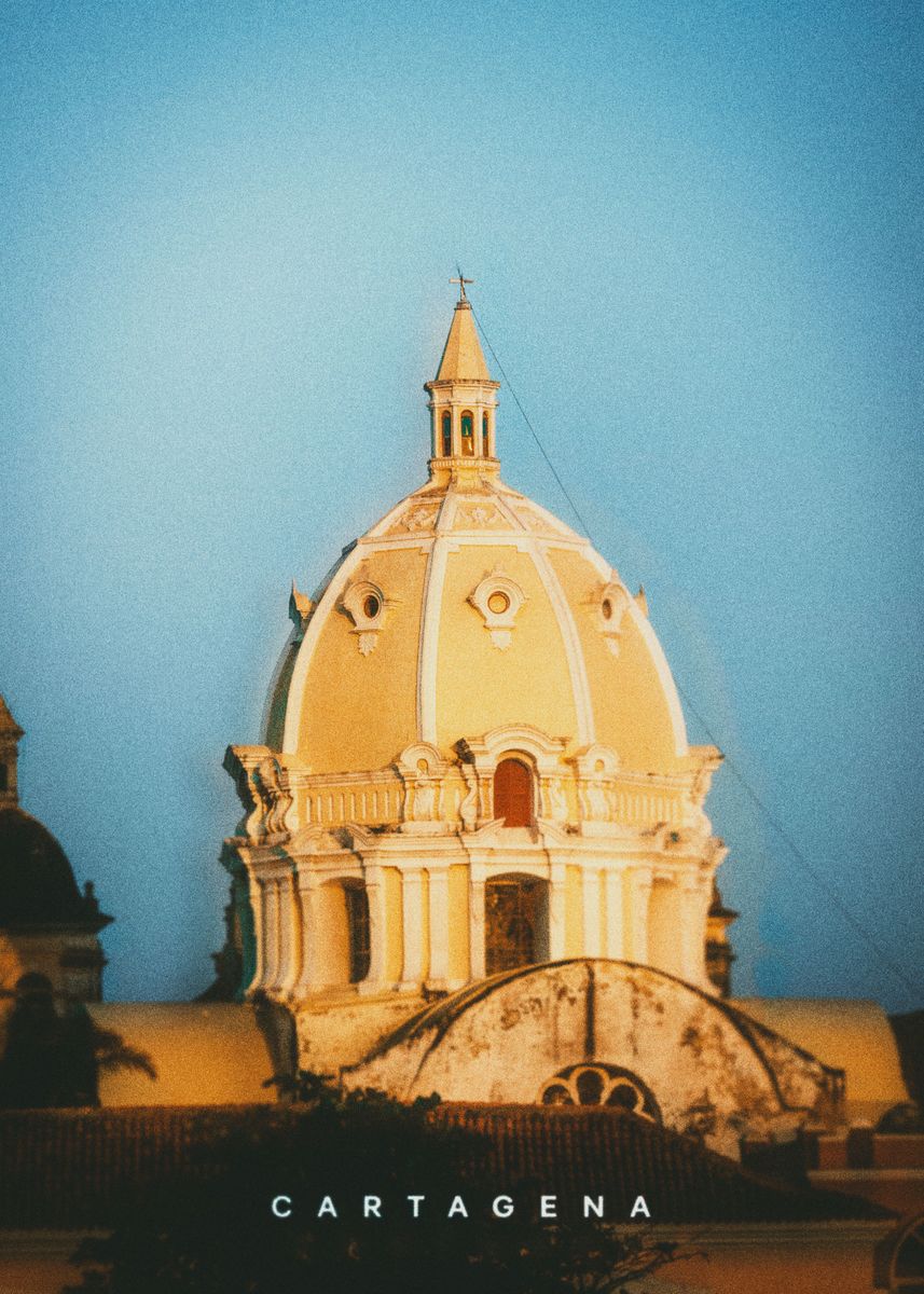 'Cartagena' Poster, picture, metal print, paint by Visitify | Displate