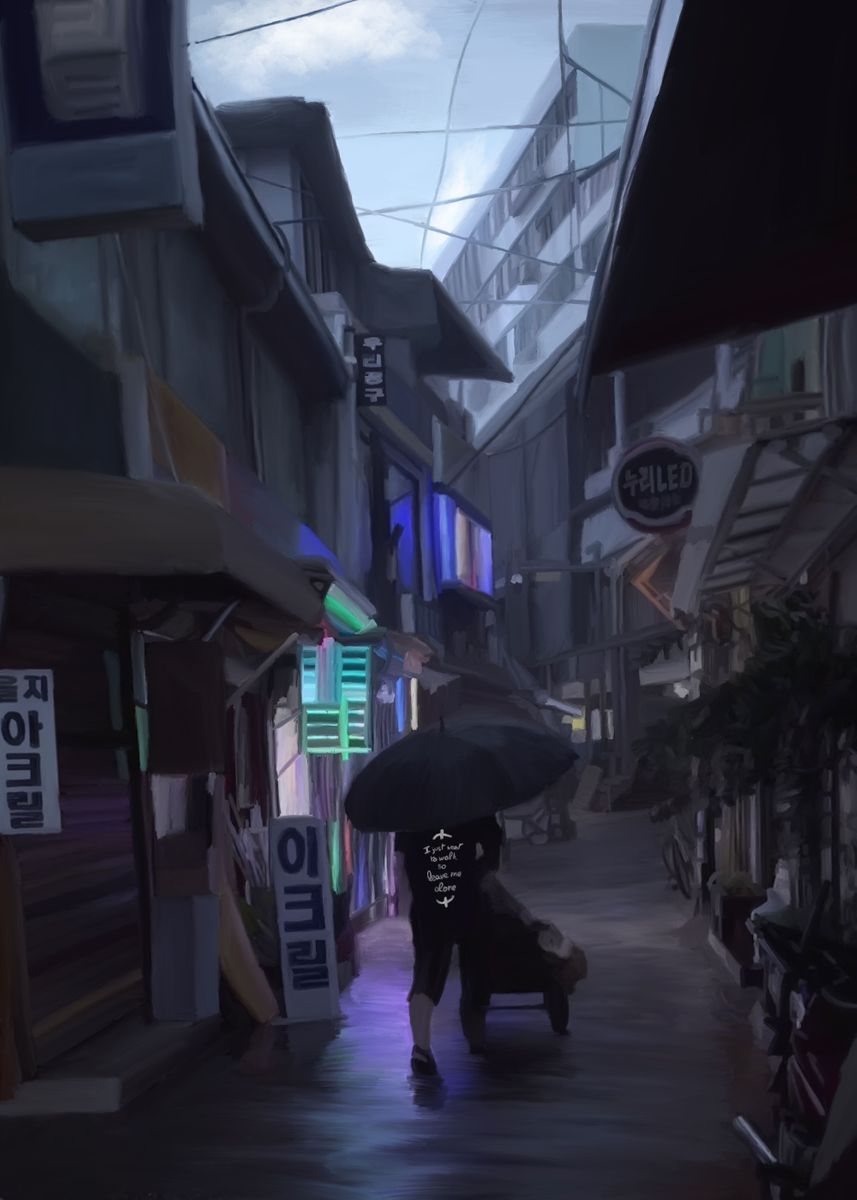 'I just want to walk ' Poster by KOJI | Displate