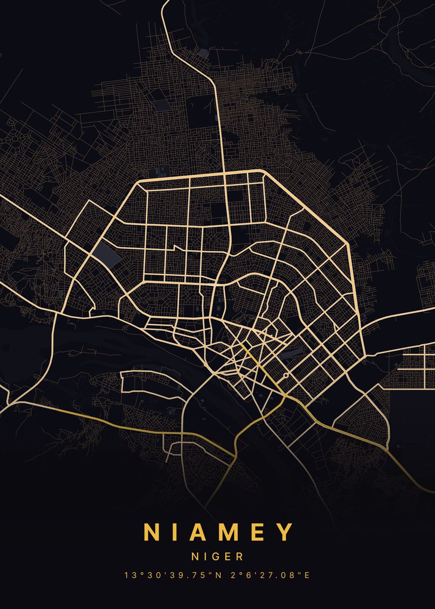 'Niamey Niger' Poster by Kemi Solaja | Displate