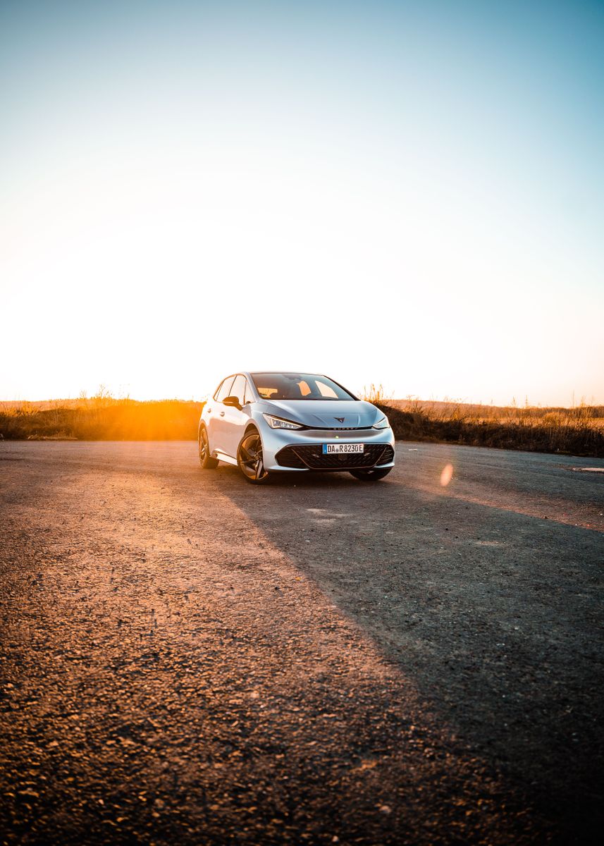 'Cupra Born' Poster, picture, metal print, paint by Timme566 | Displate