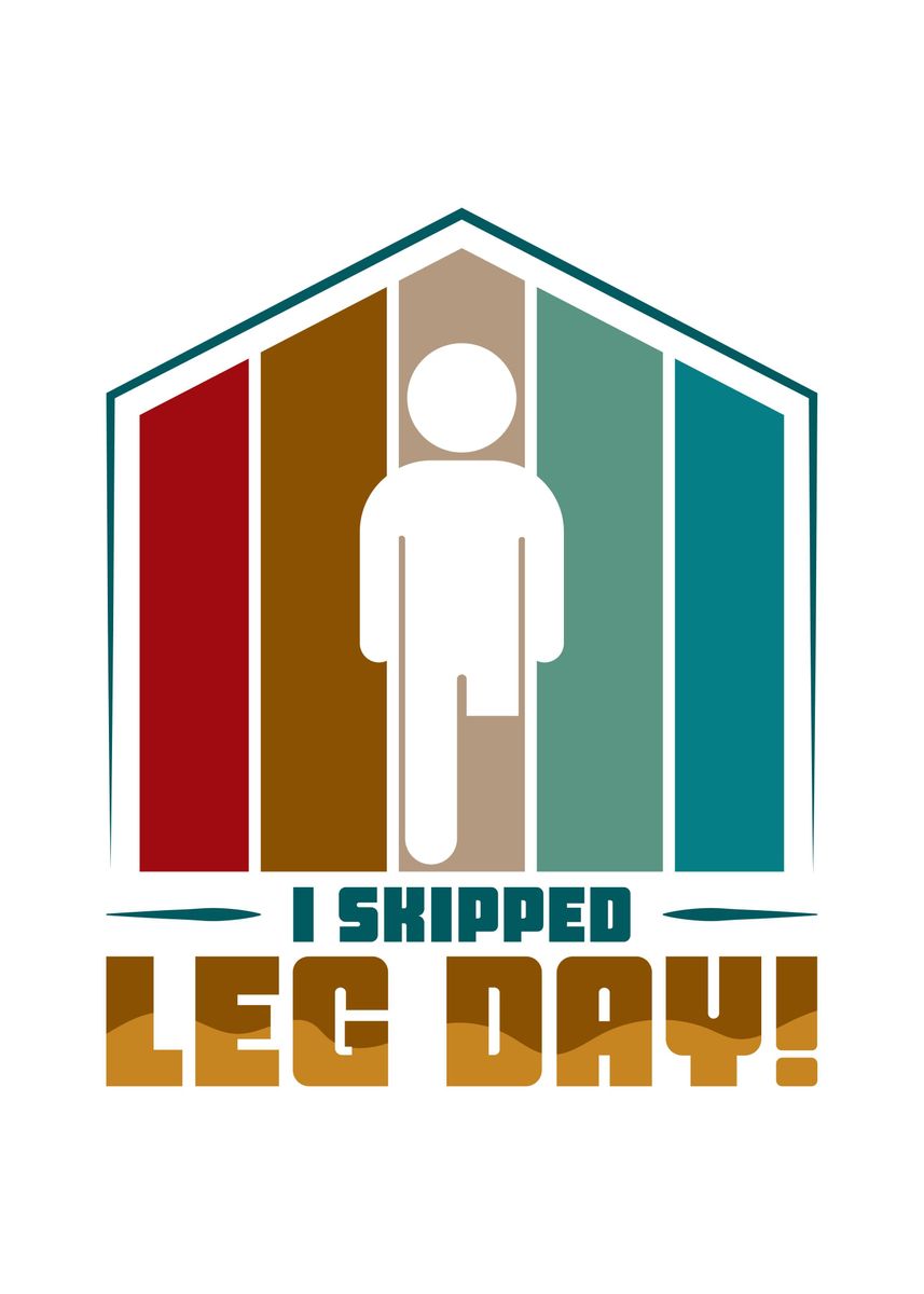 'Leg Amputee' Poster, picture, metal print, paint by Sebastian Wünsche ...