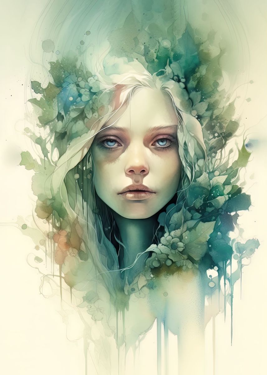 'Serenity' Poster, picture, metal print, paint by Michael Strevens ...