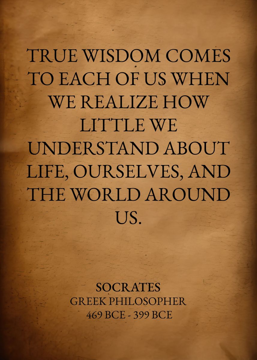 'How Little We Understand' Poster, picture, metal print, paint by ...