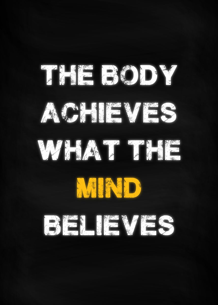 'Motivation Mind' Poster, picture, metal print, paint by dkDesign ...