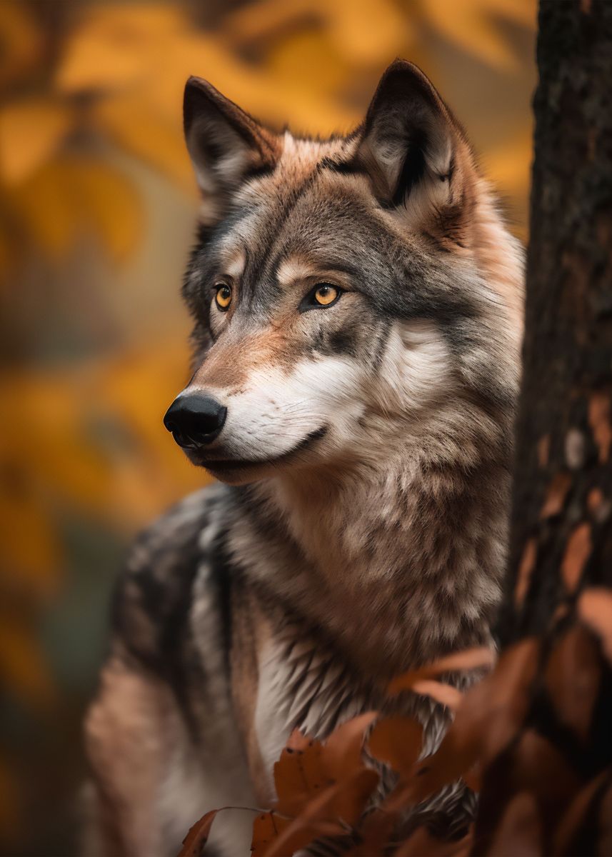 'Lone Wolf' Poster, picture, metal print, paint by Zooscape Wildlife ...