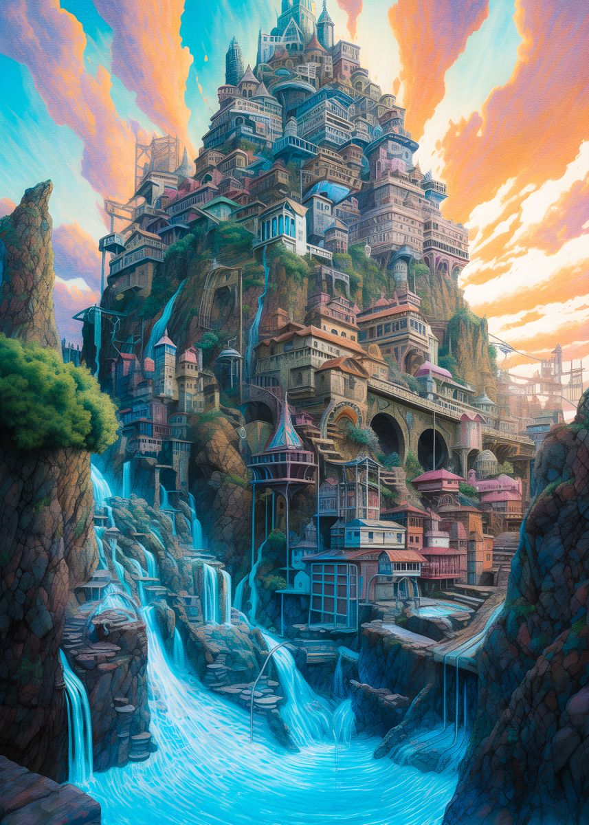 'Alien world' Poster, picture, metal print, paint by Muhammad Irsan ...